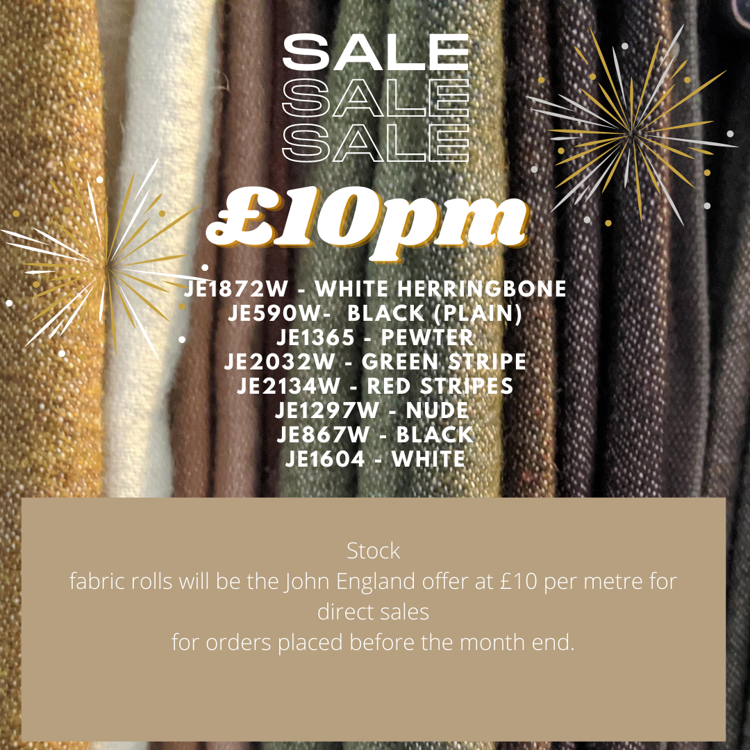 John England Irish Linen Fabric Weavers (Since 1962)